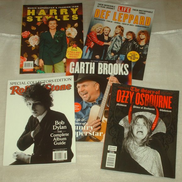 Music magazines | Accents | Cool Lot Of 5 Rock N Roll Music Magazines ...